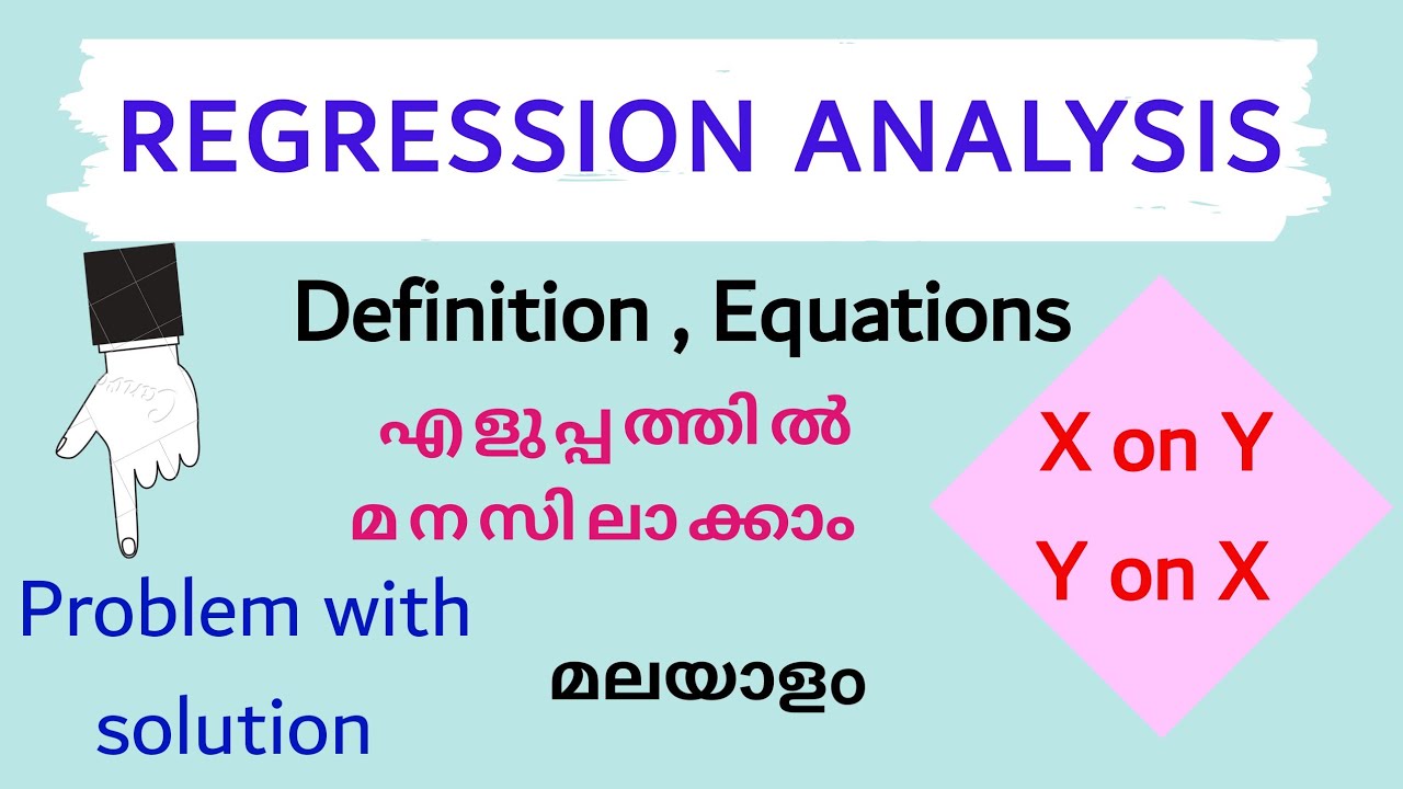 Regression Analysis |definition and Equations |Calicut University ...