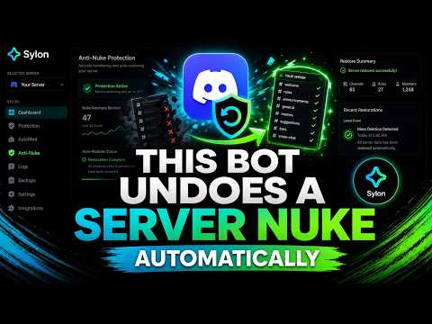 This Discord Bot Undoes a Server Nuke | Sylon