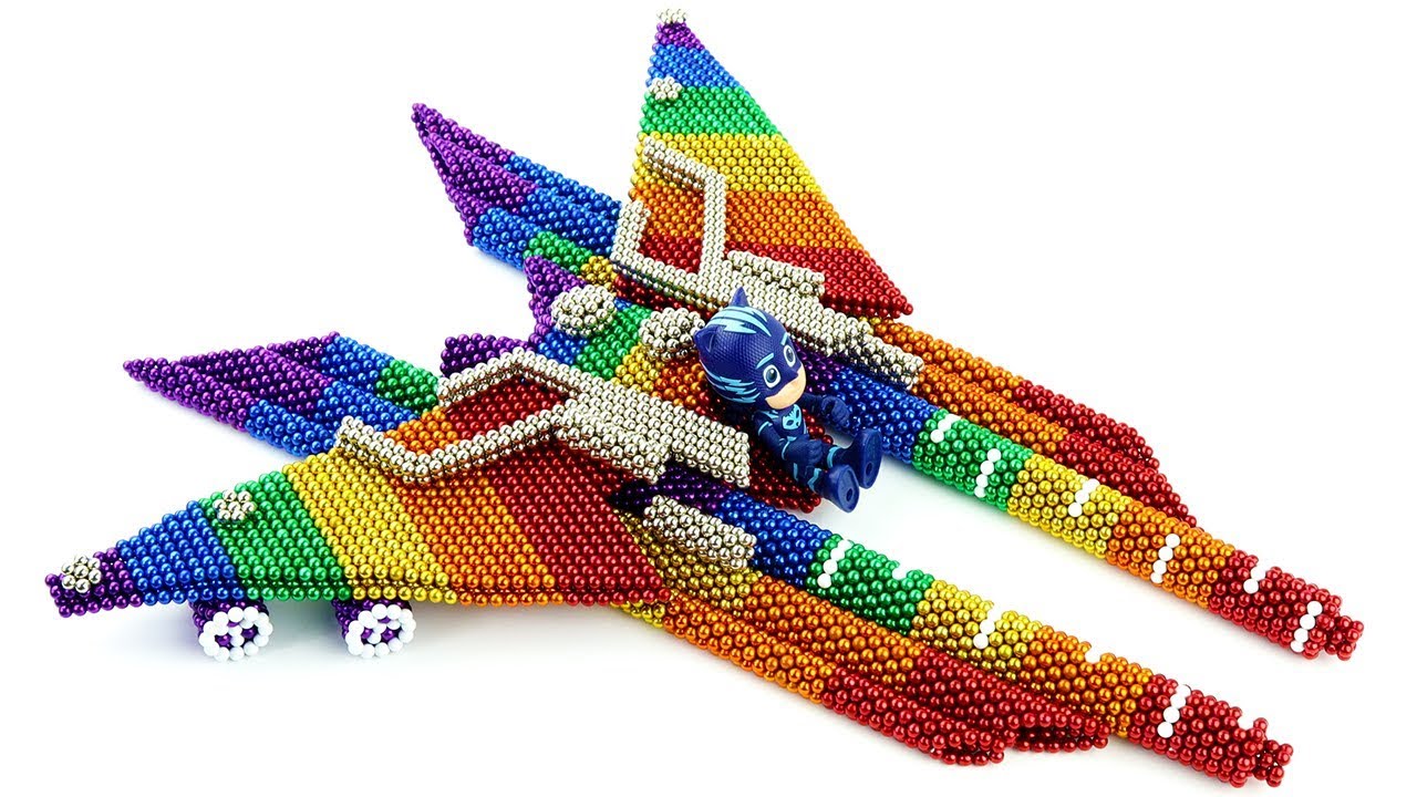 DIY - How To Make Fighter Aircraft with Magnetic Balls Satisfaction 100 ...