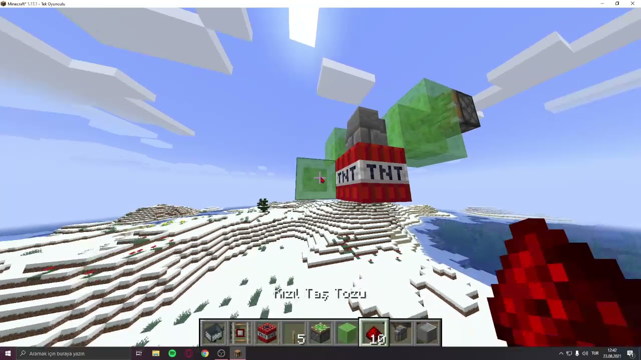 MİNECRAFT sınırsız tnt farmı nasıl yapılır - YouTube