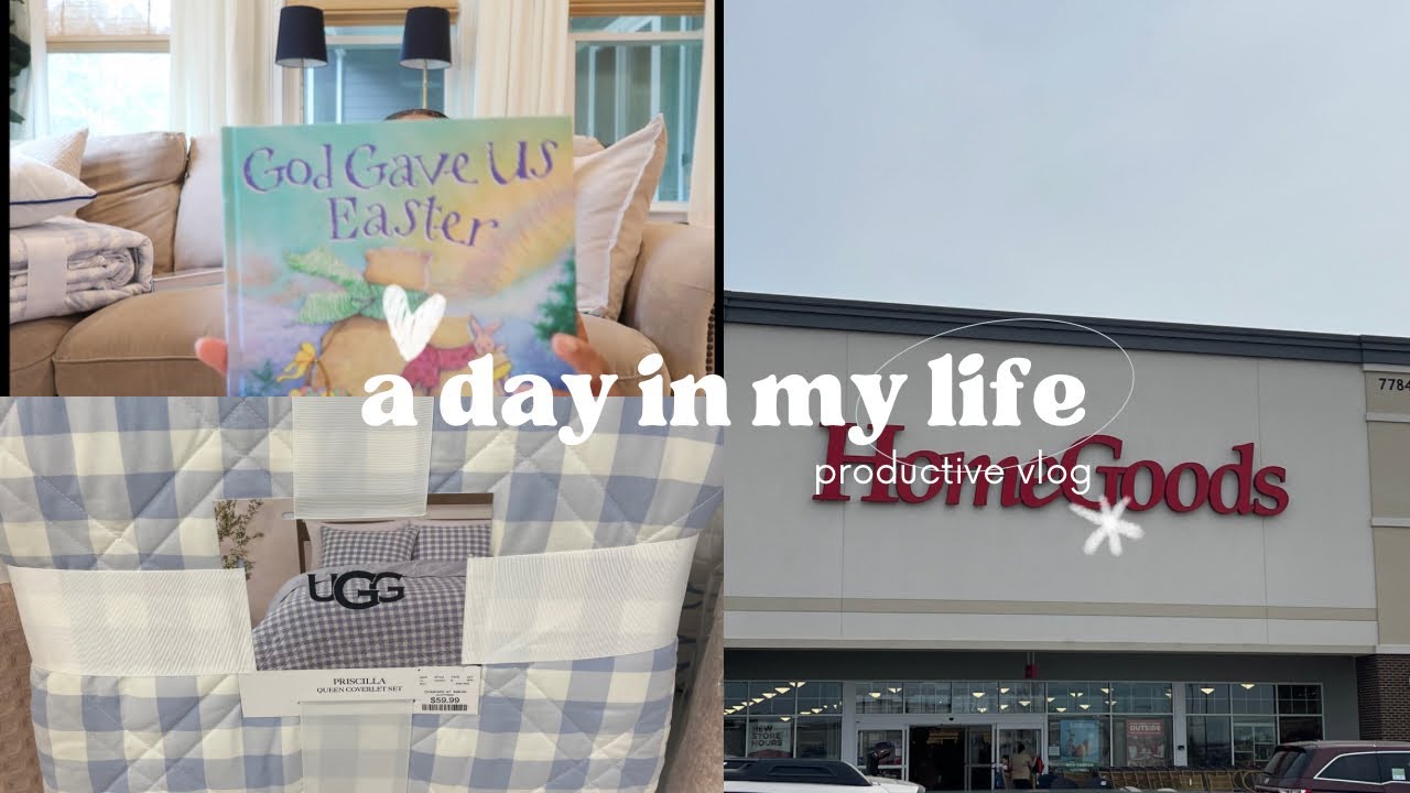 Prepping for Spring, Homegoods Haul, and Clean with Me - YouTube