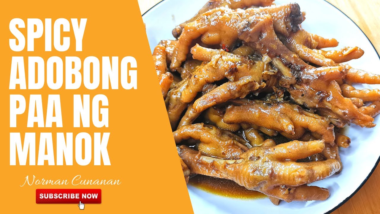 ADOBONG PAA NG MANOK - YouTube