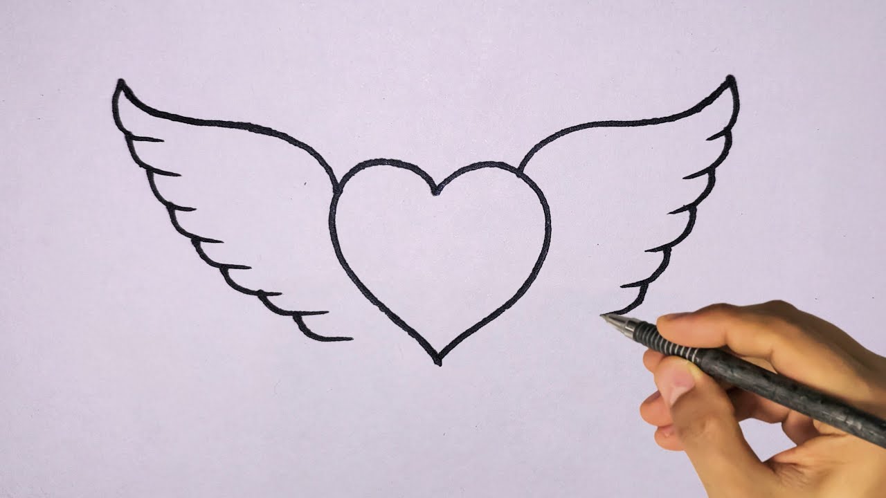 Love Birds Drawing Easy Step By Step Tutorial l Drawing Pictures l Bird ...