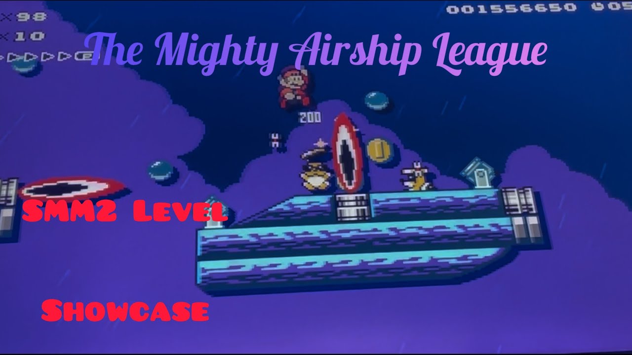 Super Mario Maker 2 Level Showcase: The Mighty Airship League - YouTube