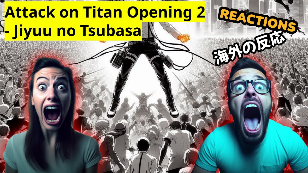 Attack on Titan Opening 2 - Jiyuu no Tsubasa Mashup Reactions ft ...