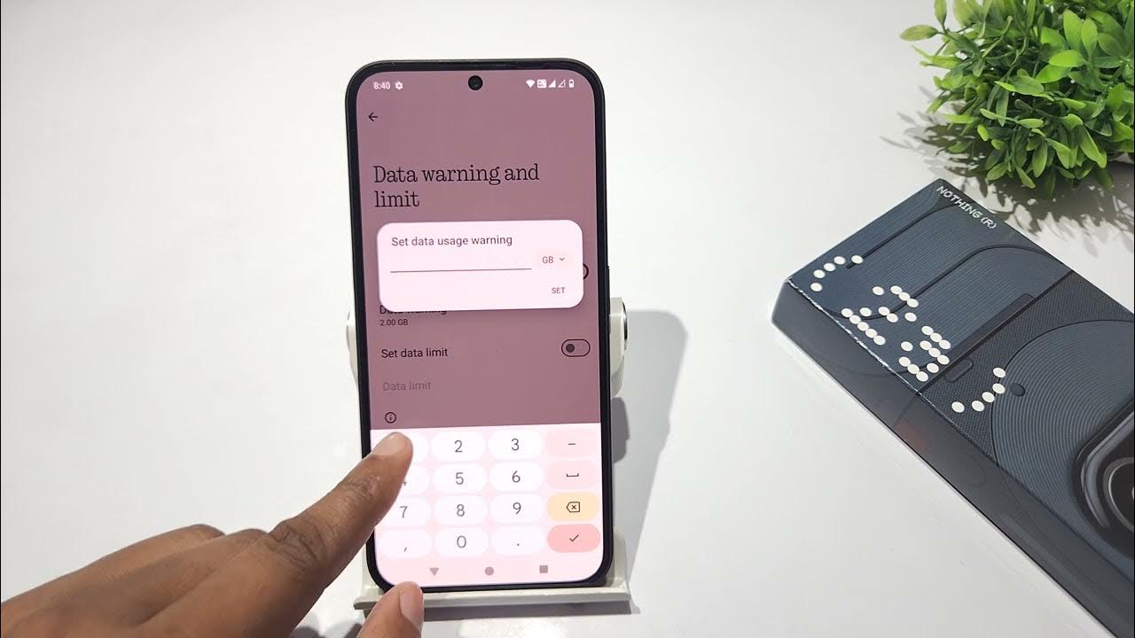 How to Set Data Limit in nothing 2a 5g | Data Limit | nothing 2a plus me Data Warning set kaise ...