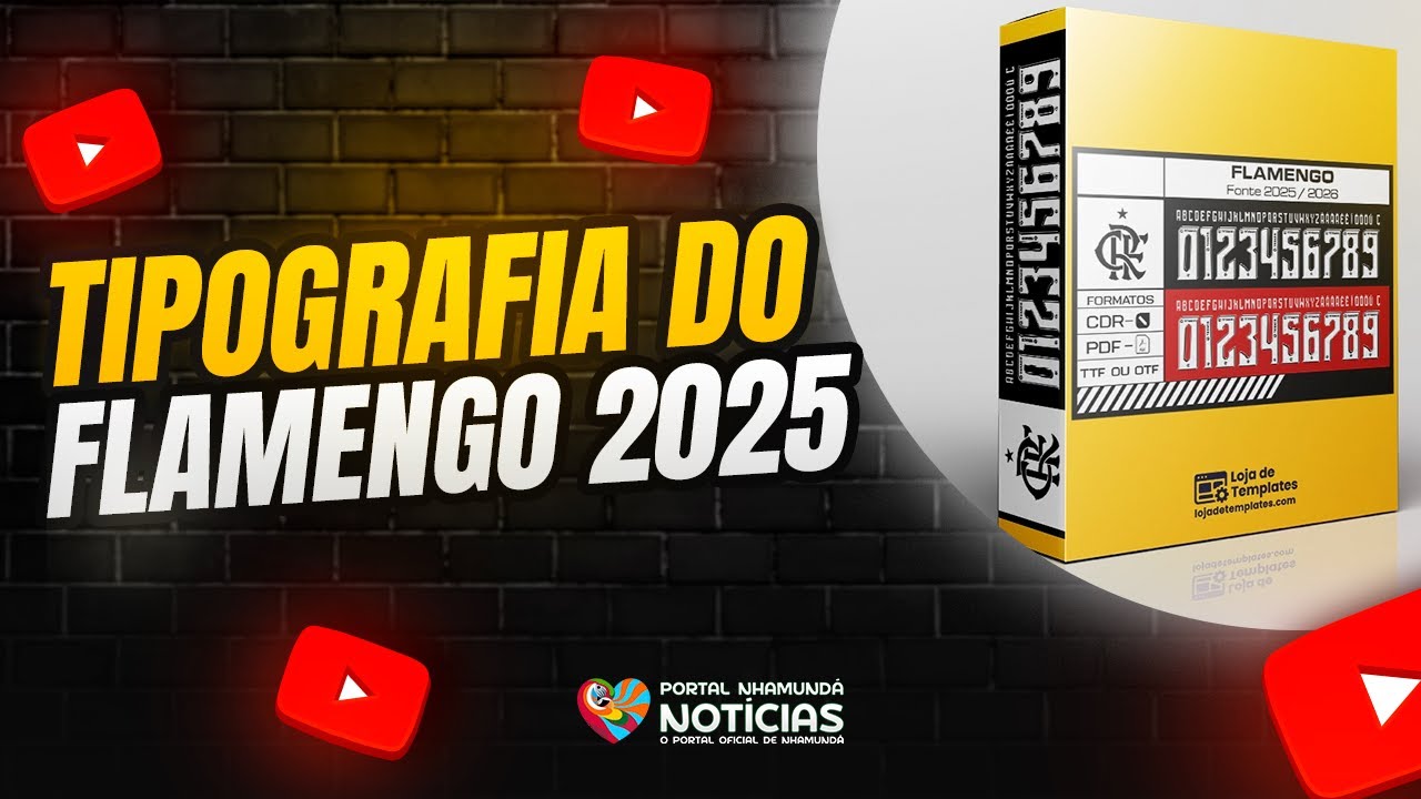 Tipografia Flamengo 2025 – Download Completo - YouTube