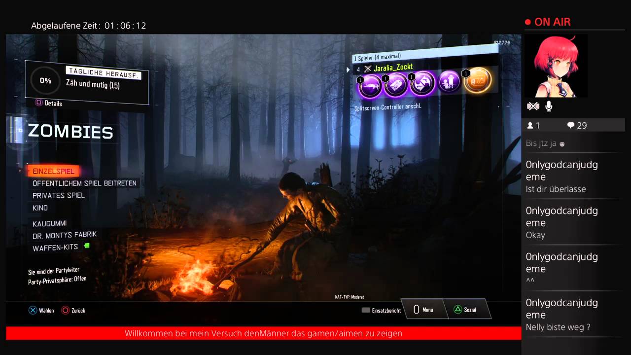 Bo3 ZOMBIE [GIRL] Let's play GERMAN (Part 5) - YouTube