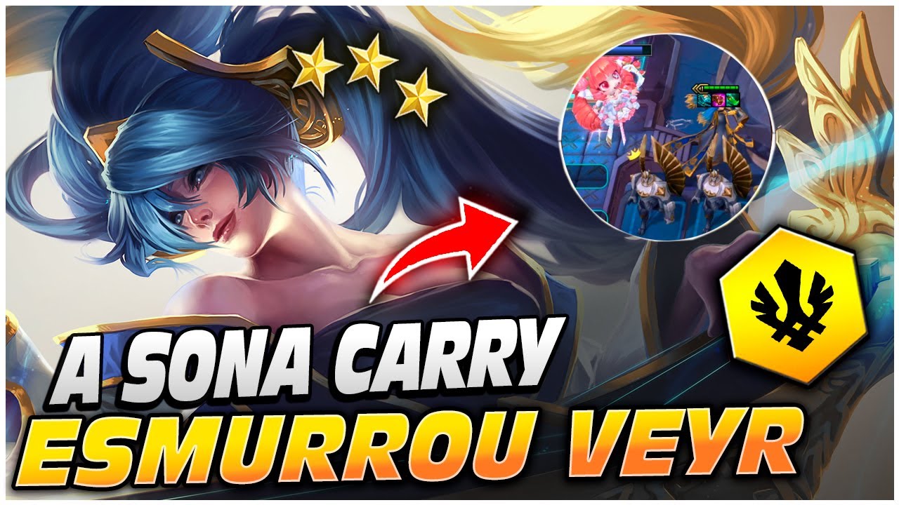 FIZ STREAK ATÉ O ESTÁGIO 5 COM 100 DE VIDA JOGANDO DE SONA CARRY - TFT ...
