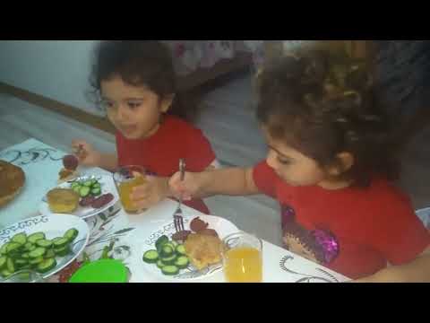 🍽️ İkizlerle Yemek Zamanı!  Lunch Time with the Twins 😋