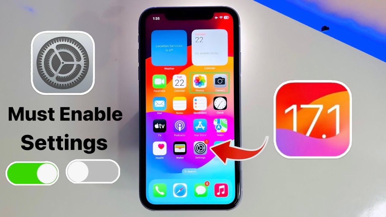 iOS 17.1 Top Best Settings for your iPhone - Must Enable Settings iOS ...
