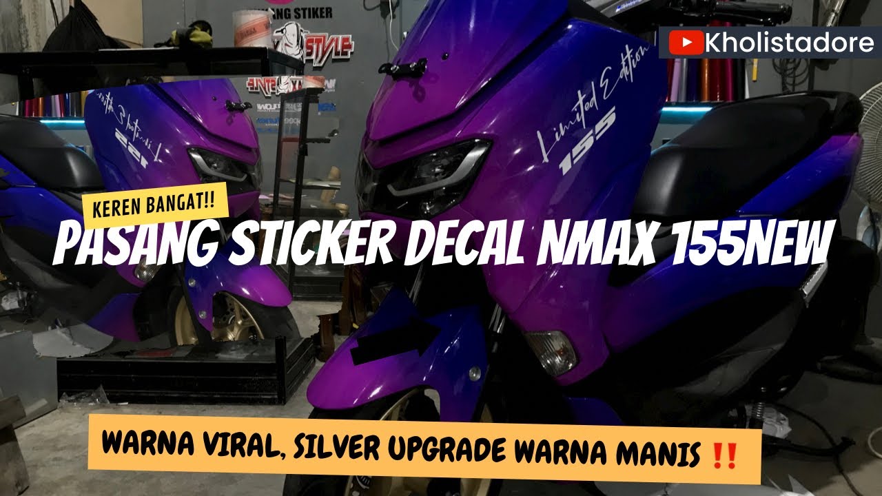 Stiker nmax full body || sticker nmax new || pasang Sticker Nmax New ...