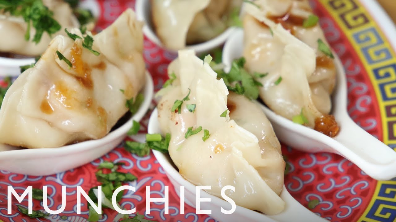 How to Make Shrimp & Mango Dumplings with Sue Chan - YouTube