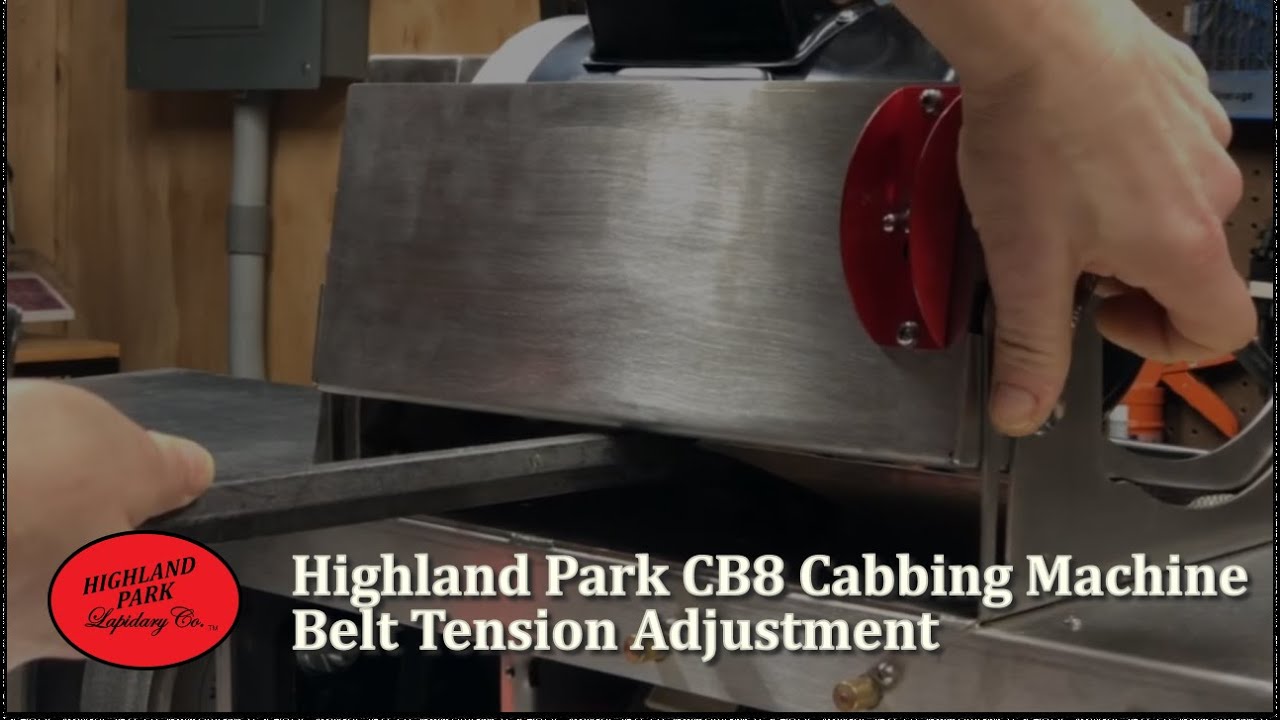 Highland Park CB8 Cabbing Machine Belt Tension Adjustment - YouTube