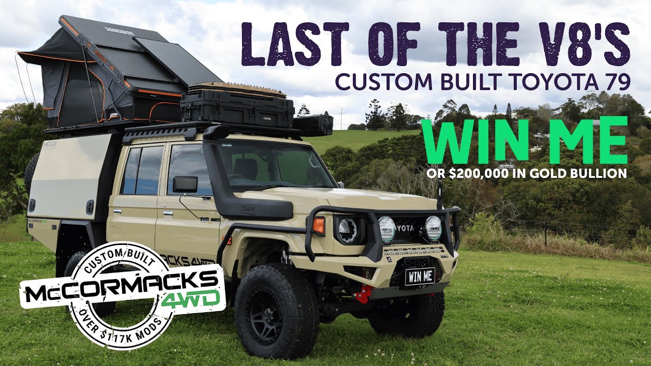 Win a custom built 79 series Toyota Land Cruiser - YouTube