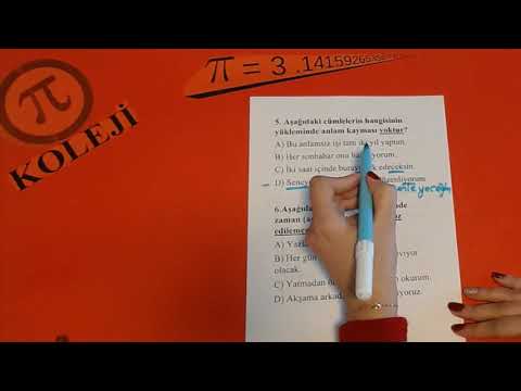 Pi Eğitim, 7. sınıf Türkçe, FİİLERDE ANLAM KAYMASI
