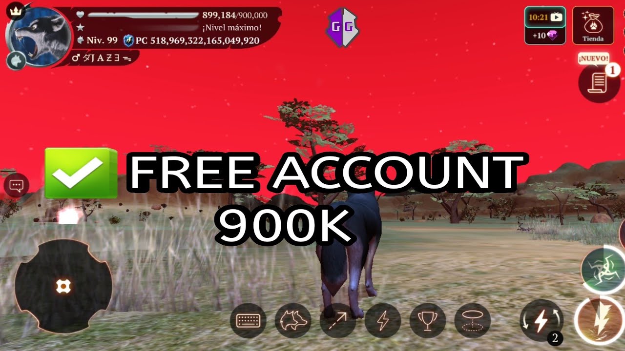 The Wolf ~ FREE ACCOUNT #1 |900K SB (Lvl 99) By JAZE - YouTube