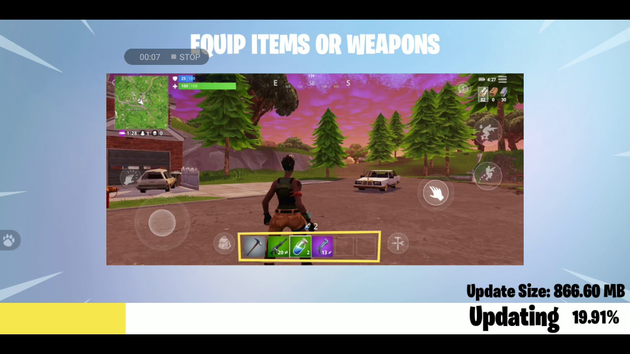 Mobile Fortnite Loading Screen - YouTube