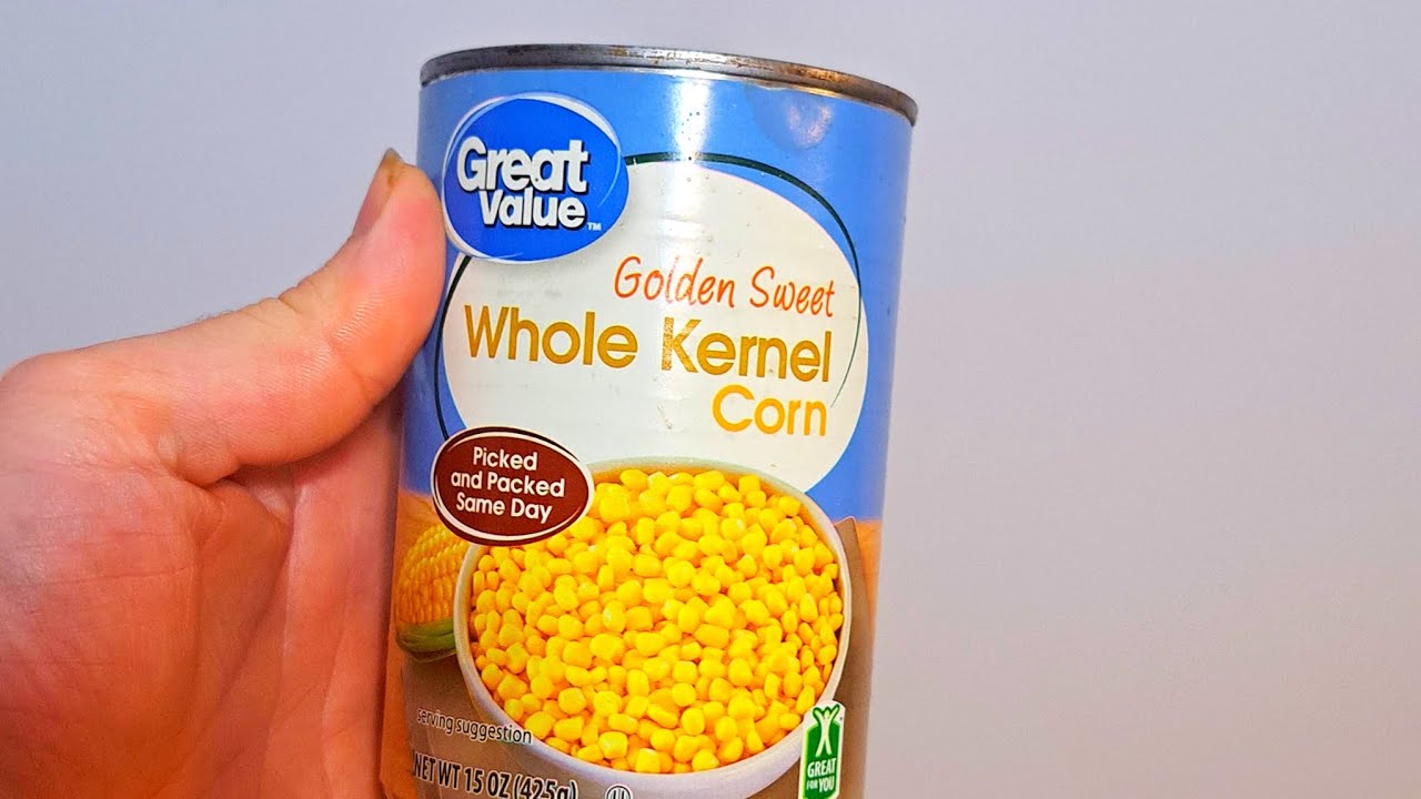 GREAT VALUE GOLDEN SWEET WHOLE KERNEL CORN REVIEW - YouTube