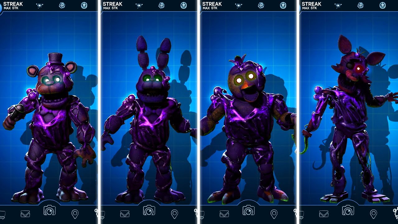 FNAF AR Toxic Animatronics Workshop Animations - YouTube