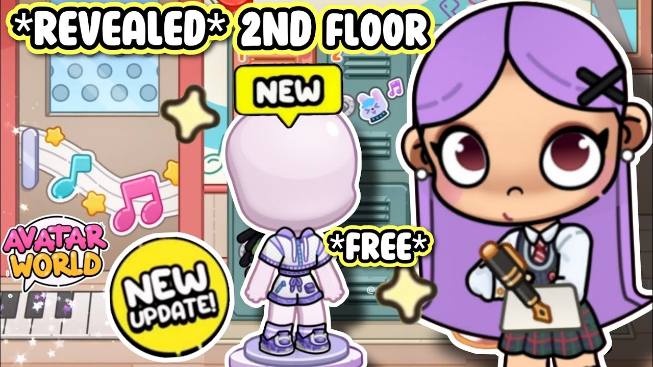 **REVEALED** NEW CLASSROOM IN 2ND FLOOR SCHOOL UPDATE IN AVATAR WORLD 😯 ...
