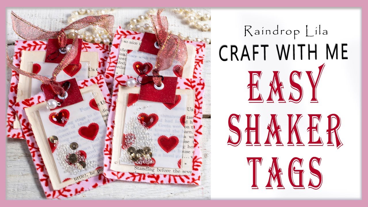 Shaker Tags, Craft with Me, #junkjournalephemera - YouTube