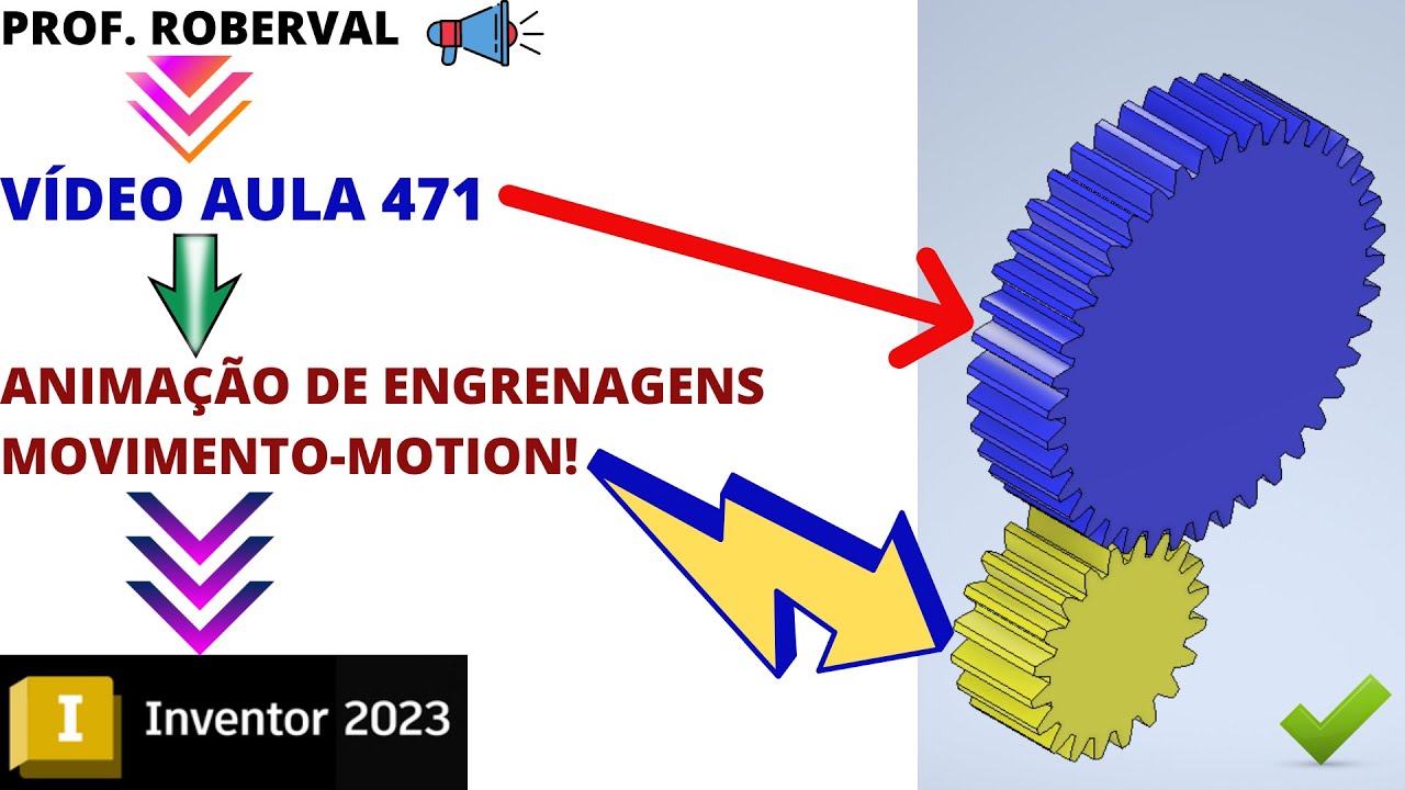 Aula 471 - Criação de Engrenagens com Animação utilizando Motion ou ...