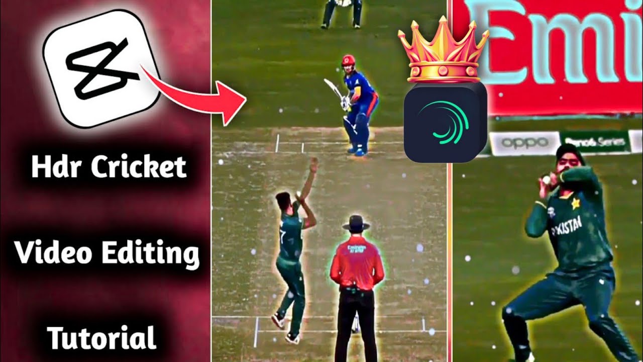 How to Edit Cricket Videos 😍 ️ | Cricket Editing Tutorial 😘 | Black ...