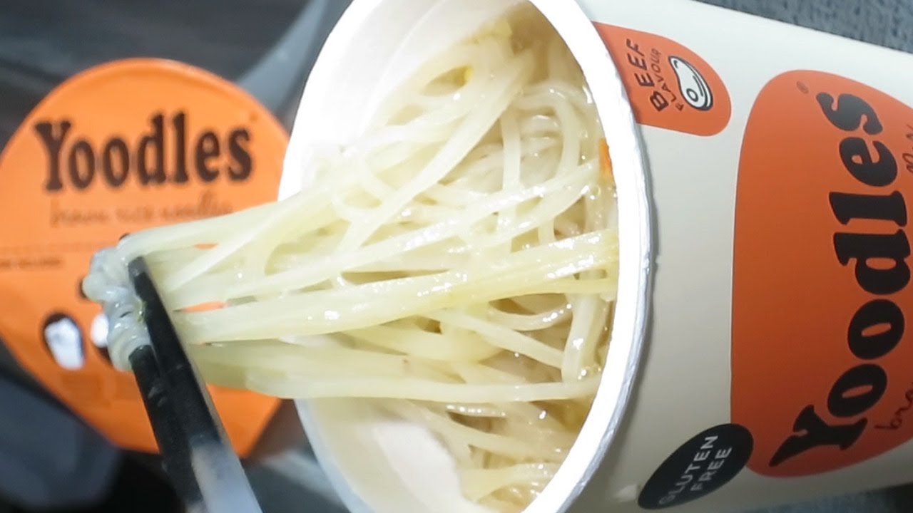 No/6759 Yoodles Foods (Australia) Brown Rice Noodles Beef Flavour - YouTube