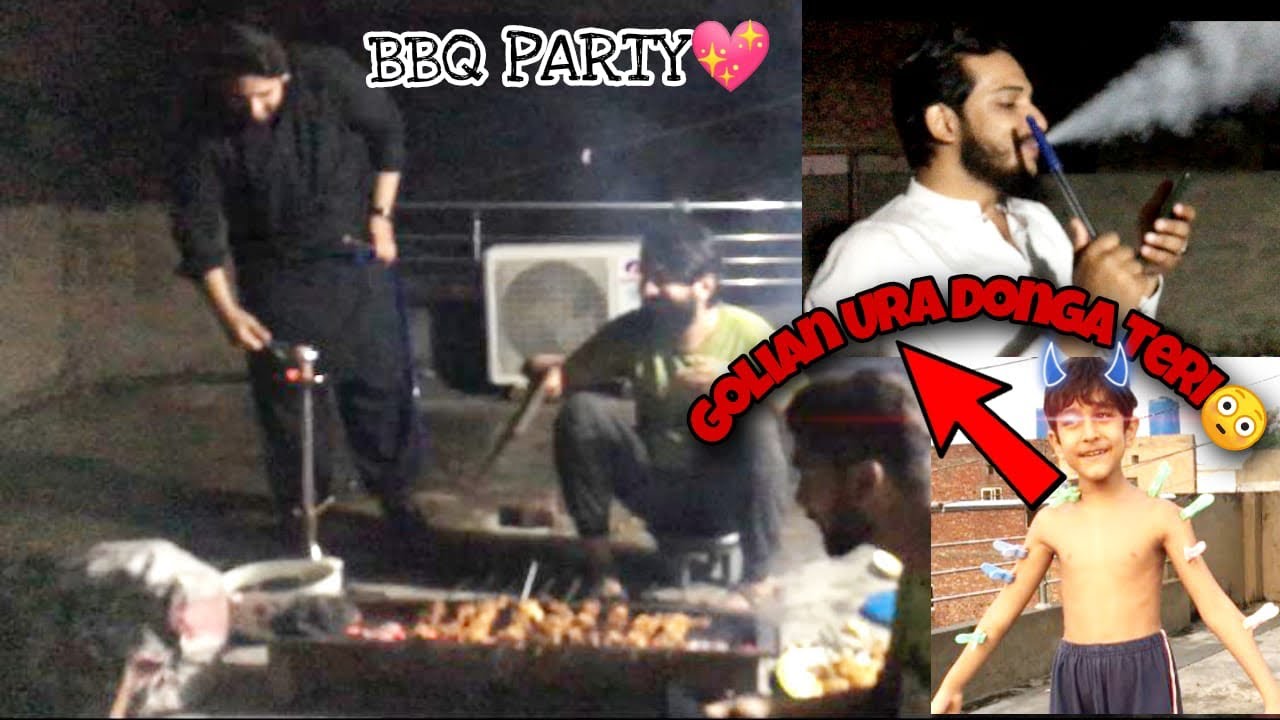 BBQ Party | Moin ki Touseef se Larai | abey Lotay Chal Nikal😂 - YouTube