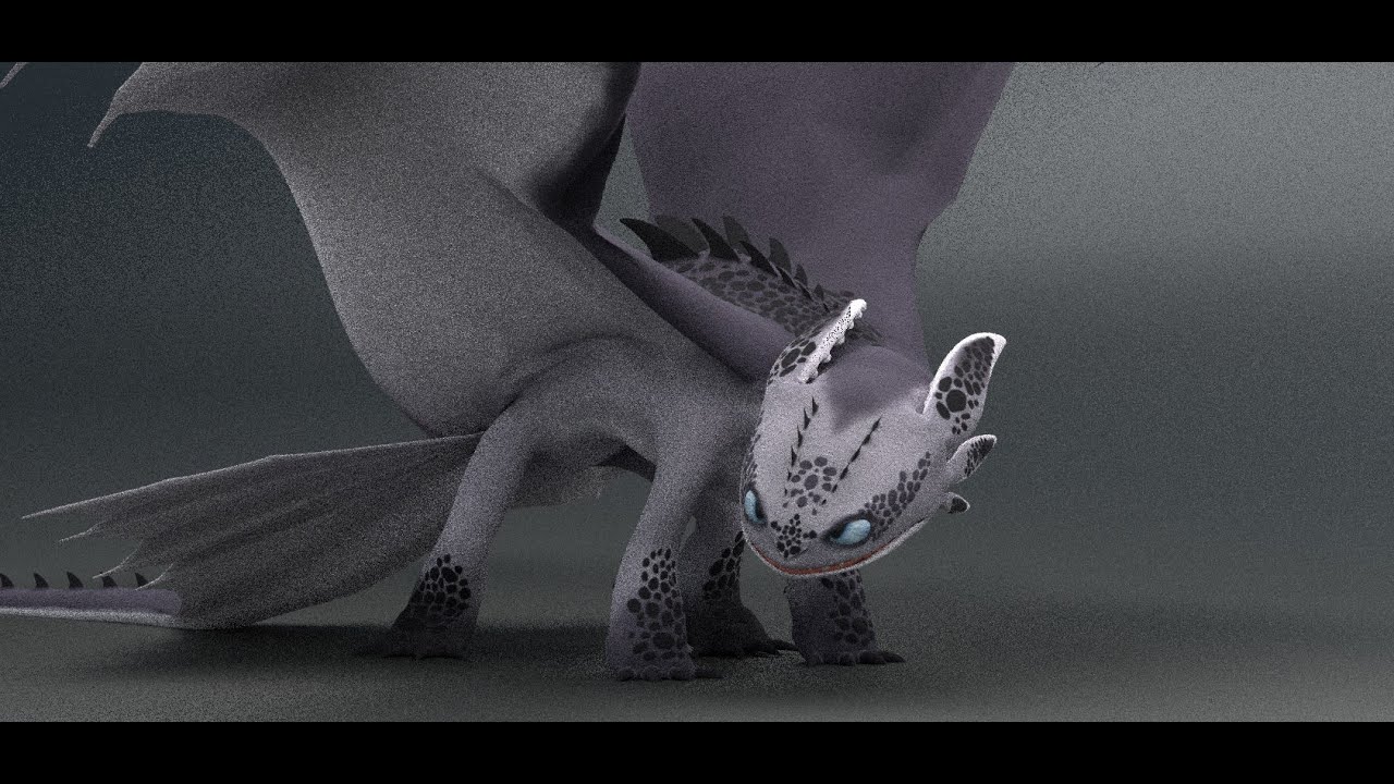 Light Fury (Redesigned Version) - Blender Animation - YouTube