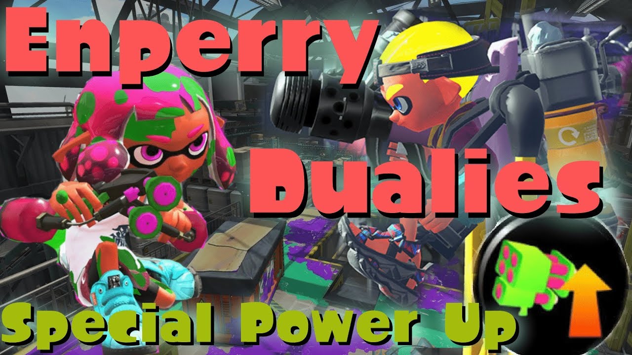 [Splatoon 2] OMG I DC'd!! Enperry Splat Dualies. Special Power Up Ink ...