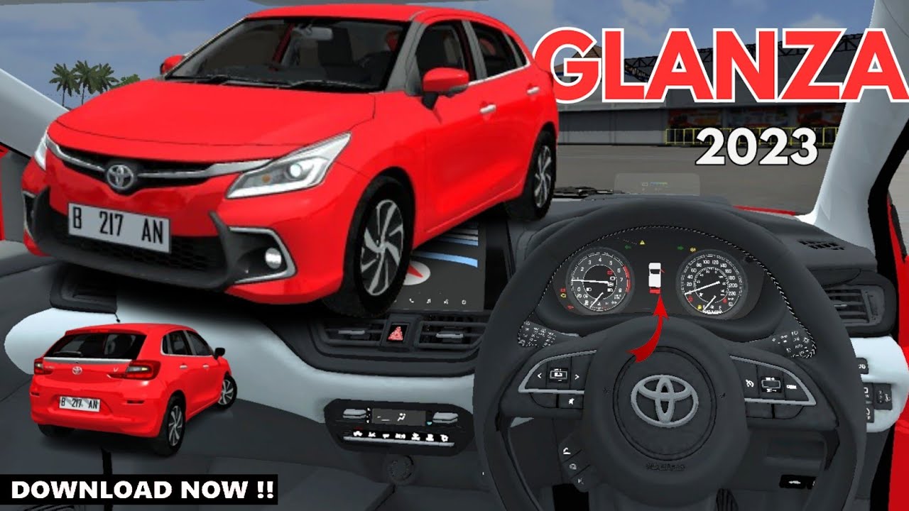 Download Toyota Glanza 2023 Car Mod For Bus Simulator Indonesia | Car ...