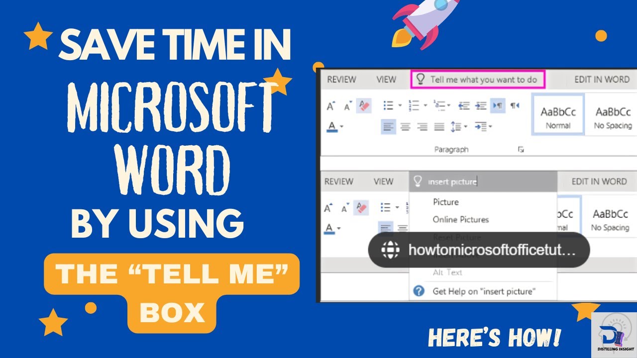 Master the 'Tell Me' Box in Microsoft Word | Quick and Easy Tutorial ...