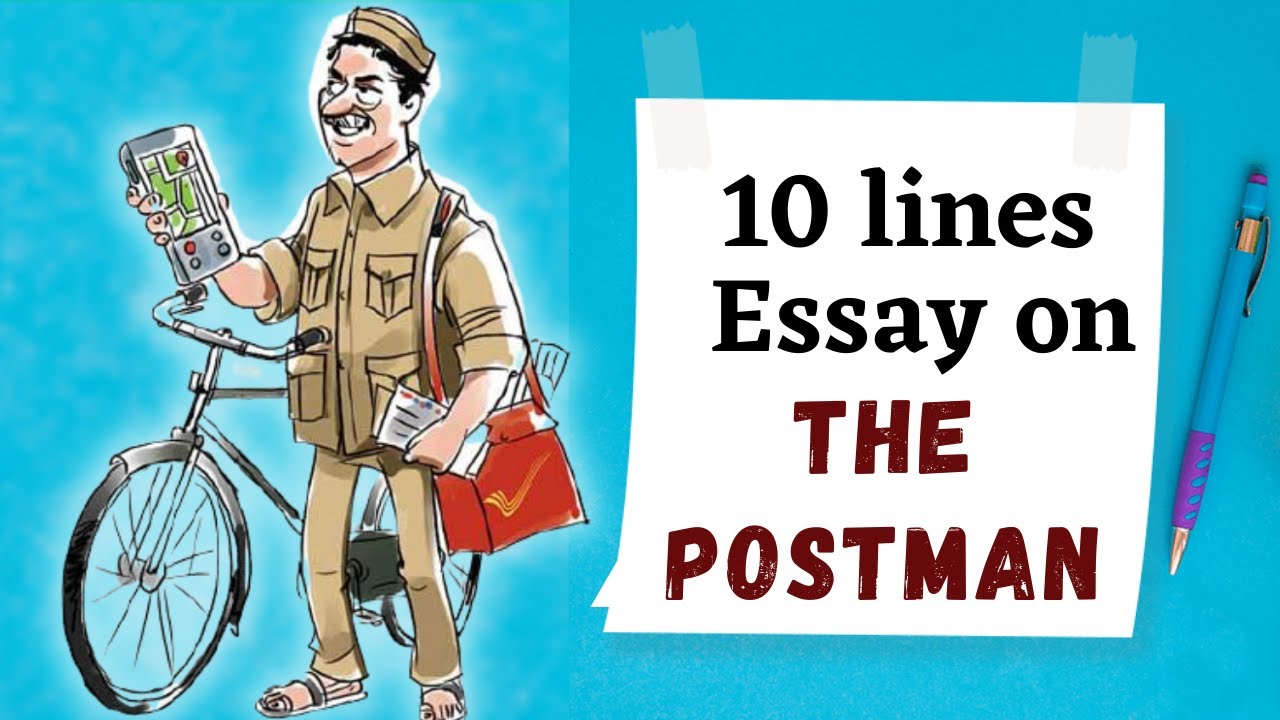 Postman essay 10 lines | postman essay in English | short essay on the ...