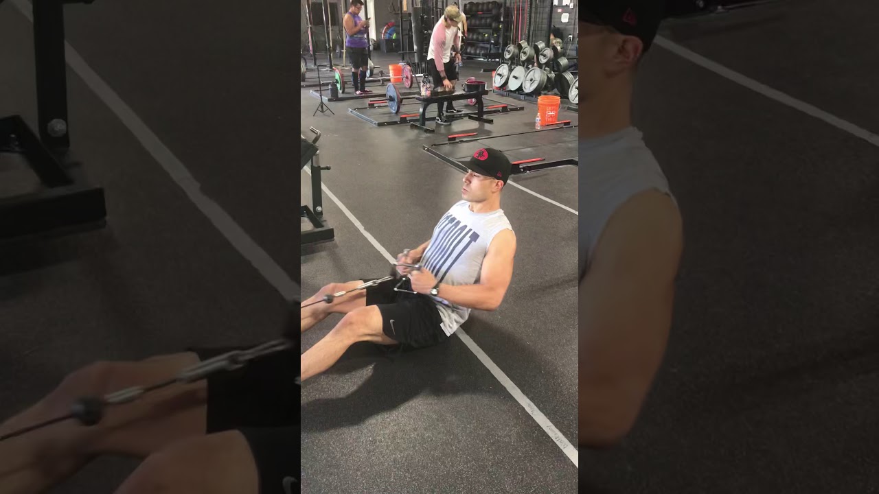 Seated Close Grip Row - YouTube