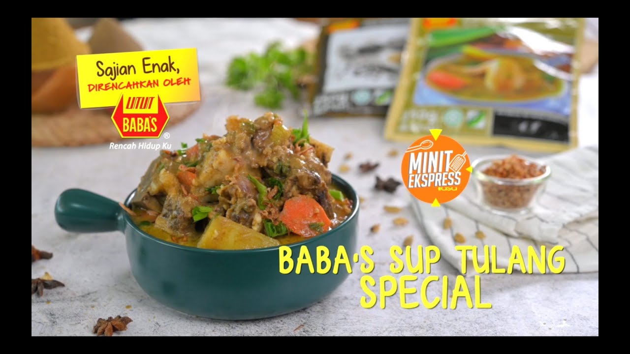 BABA’S Sup Tulang Special | Minit Eksrpress - YouTube