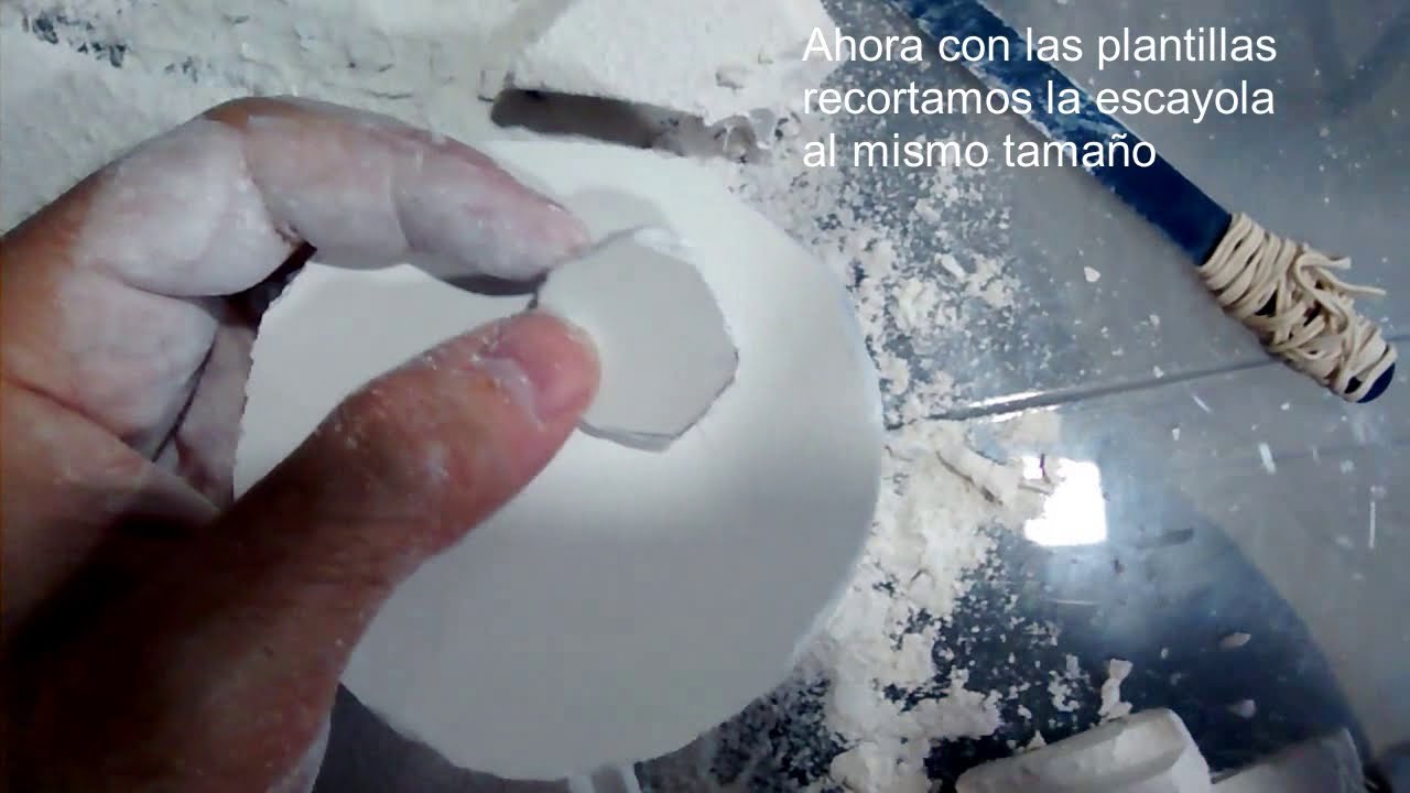 Tapar agujeros del techo de escayola. Parte 1 de 2. - YouTube