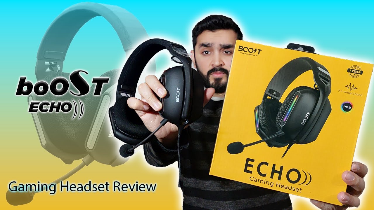 Gaming Headset review / Boost Echo Gaming headset testing and review ...