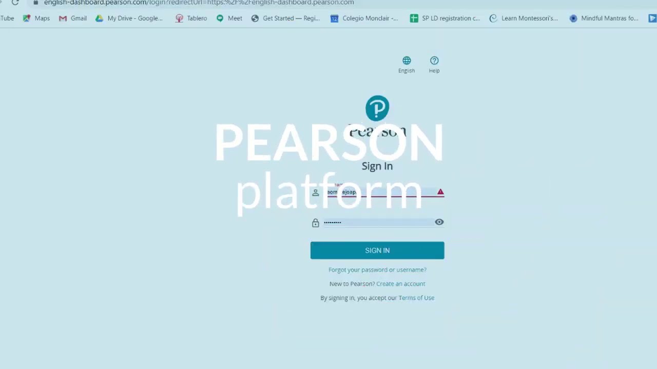 Pearson Platform 2020-2021 - YouTube