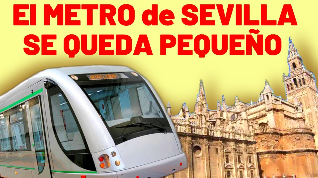 ⚠️ El METRO de SEVILLA NECESITA + Trenes ⚠️ La Red Metropolitana se ...