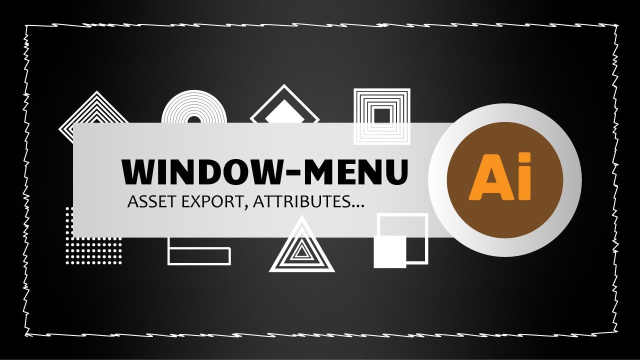 Window Menu Asset Export, Attributes, Brushes, Color, Color Guide With ...