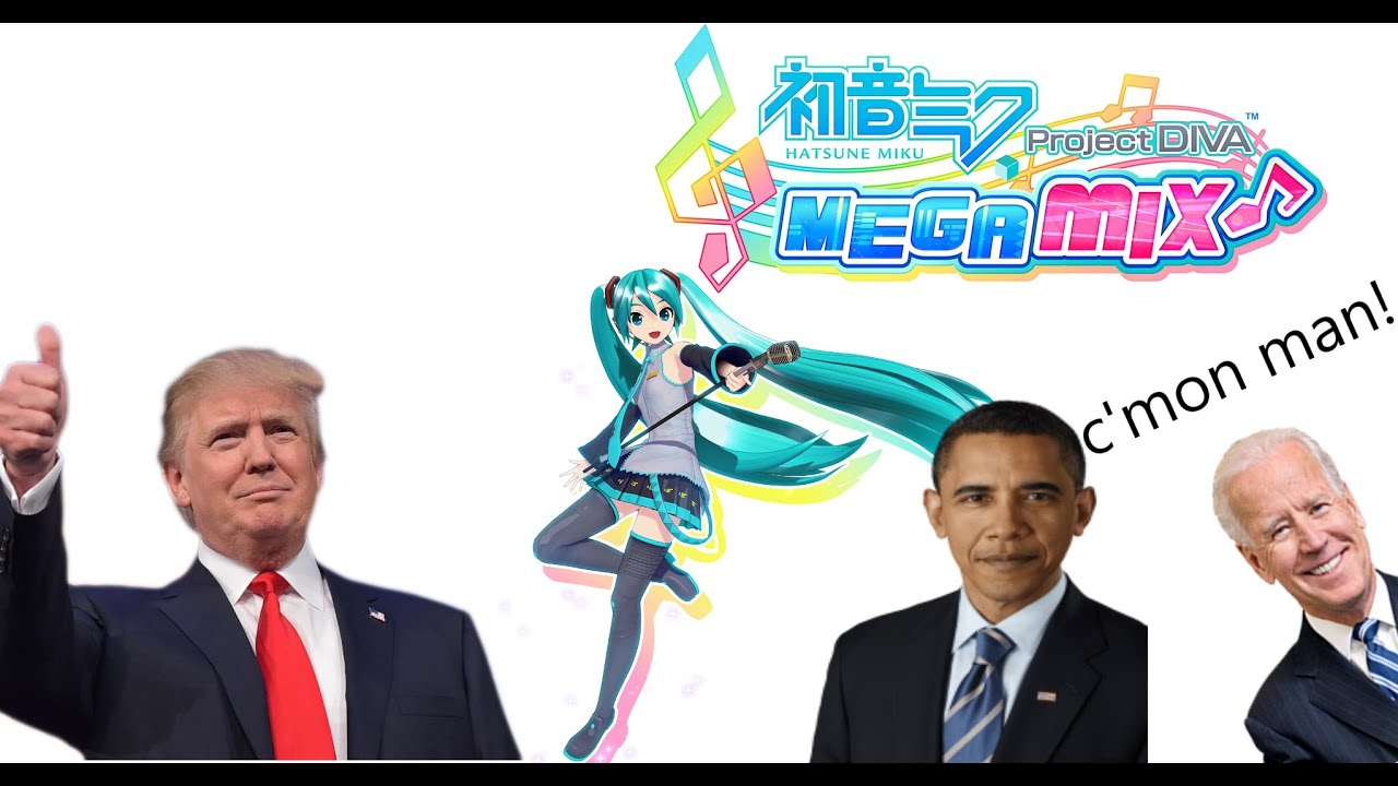 (AI Voice Meme) Presidents Play Hatsune Miku Project Diva MegaMix+ ...