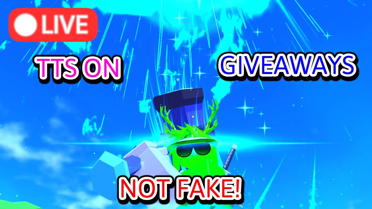 Not Fake! [🔴LIVE] Pls donate Livestream (Giving Robux) [TTS ON] 64K ...