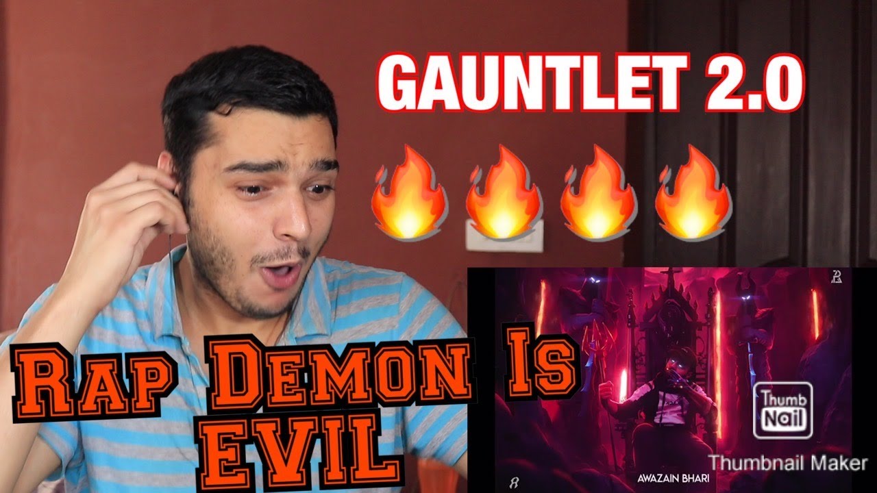 Gauntlet 2.0 - Rap Demon || REAL REACTION *UNCUT* - YouTube