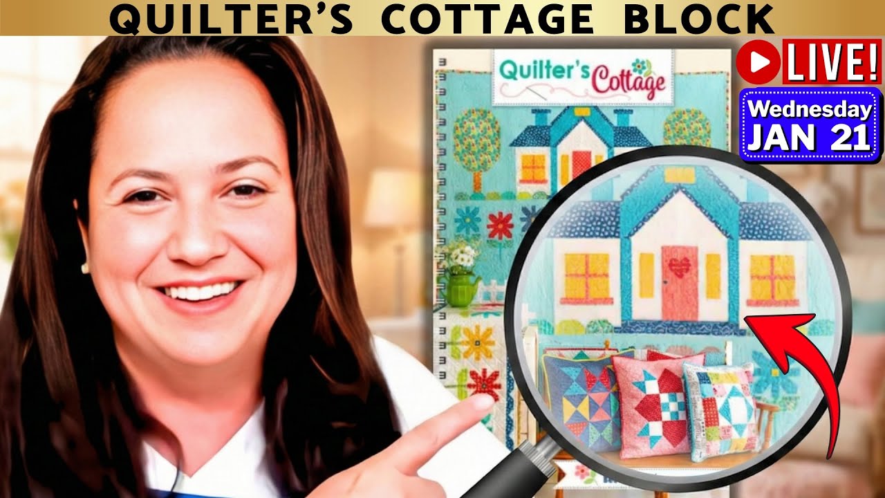 How to Sew the Quilter’s Cottage House Block | Quilter’s Cottage Quilt ...