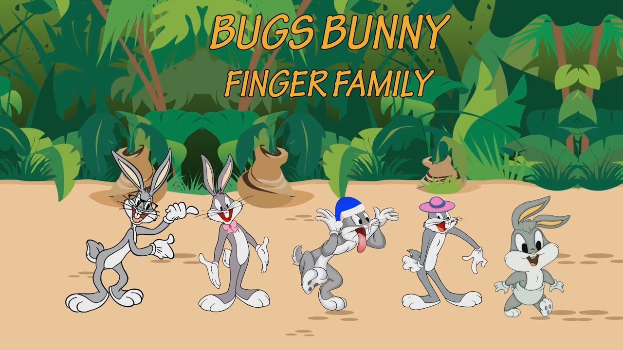 Bugs Bunny Finger Family | Cartoon Nursery Rhymes & Songs For Children ...