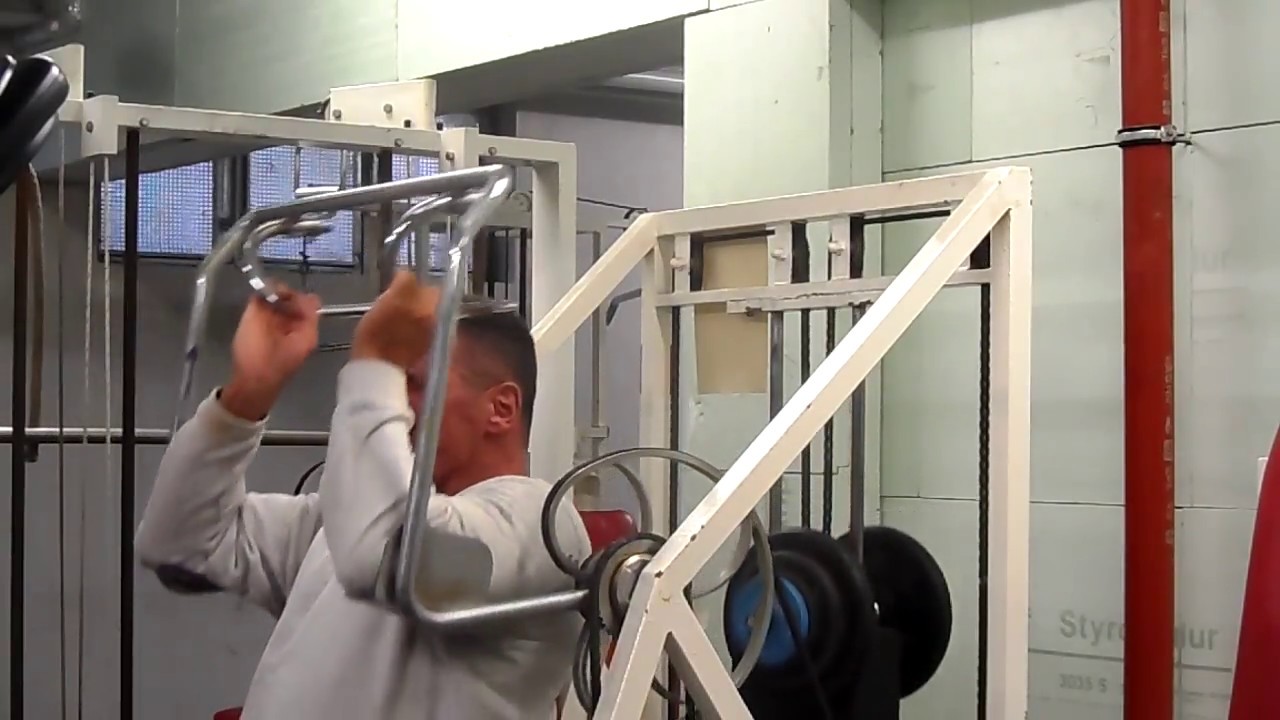 Pullover-Maschine, Satz mit 160kg - YouTube