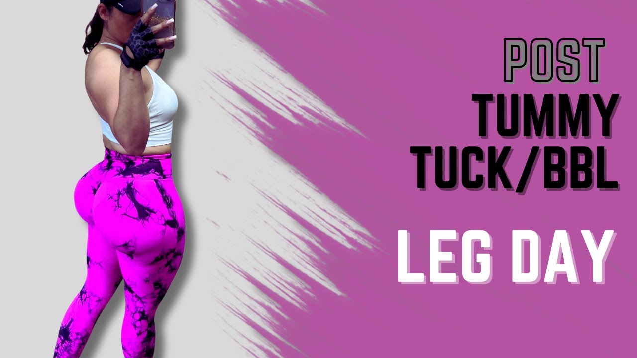 quad and glute focused leg day | BBL EDITION - YouTube