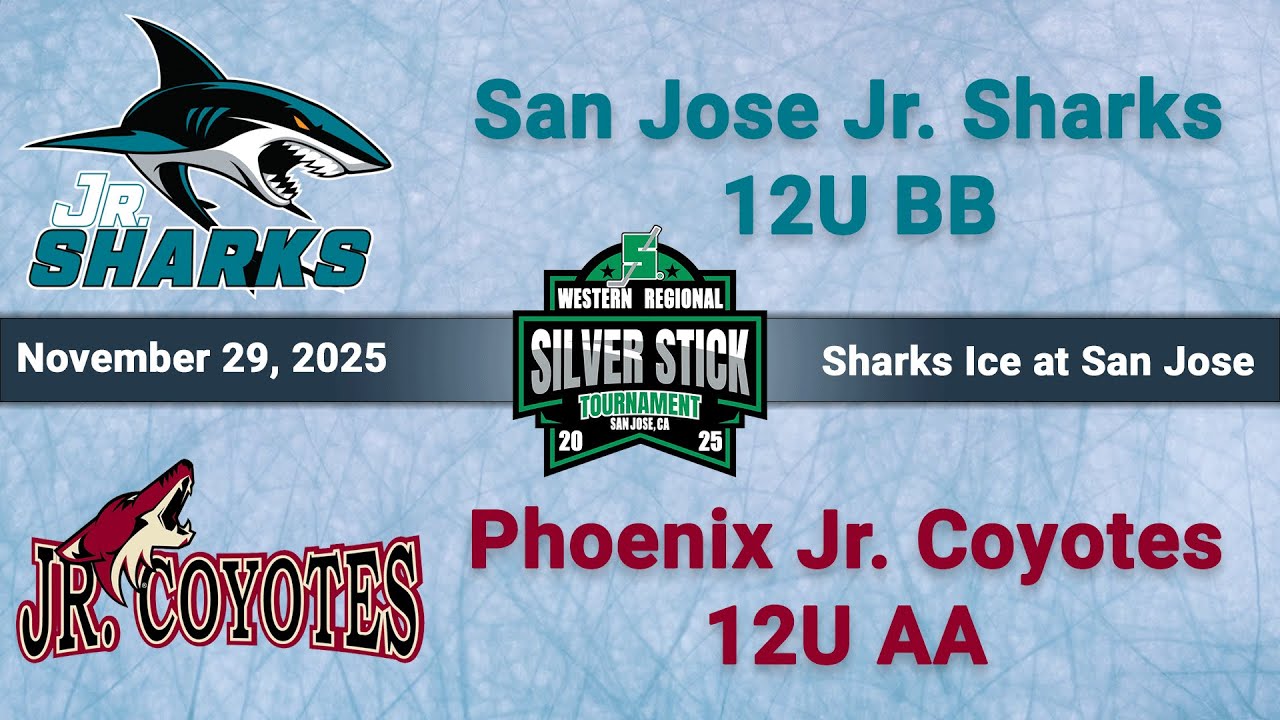 San Jose Jr Sharks 12U BB vs. Phoenix Jr Coyotes 12U AA - YouTube
